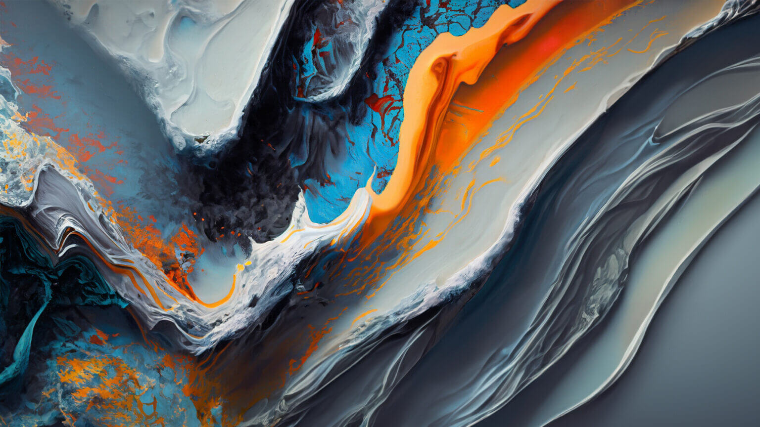 Abstract Paint Wallpaper Pack Interstellar Design